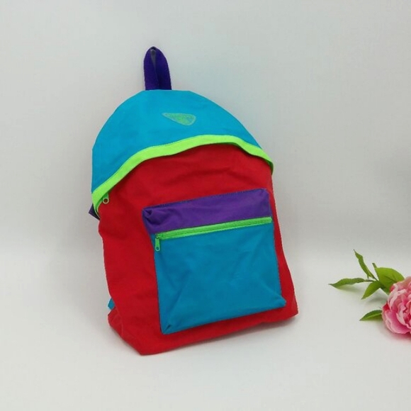 Vintage | Bags | Vintage 8s Airborne Backpack Bag Bazaar Ltd Confetti ...